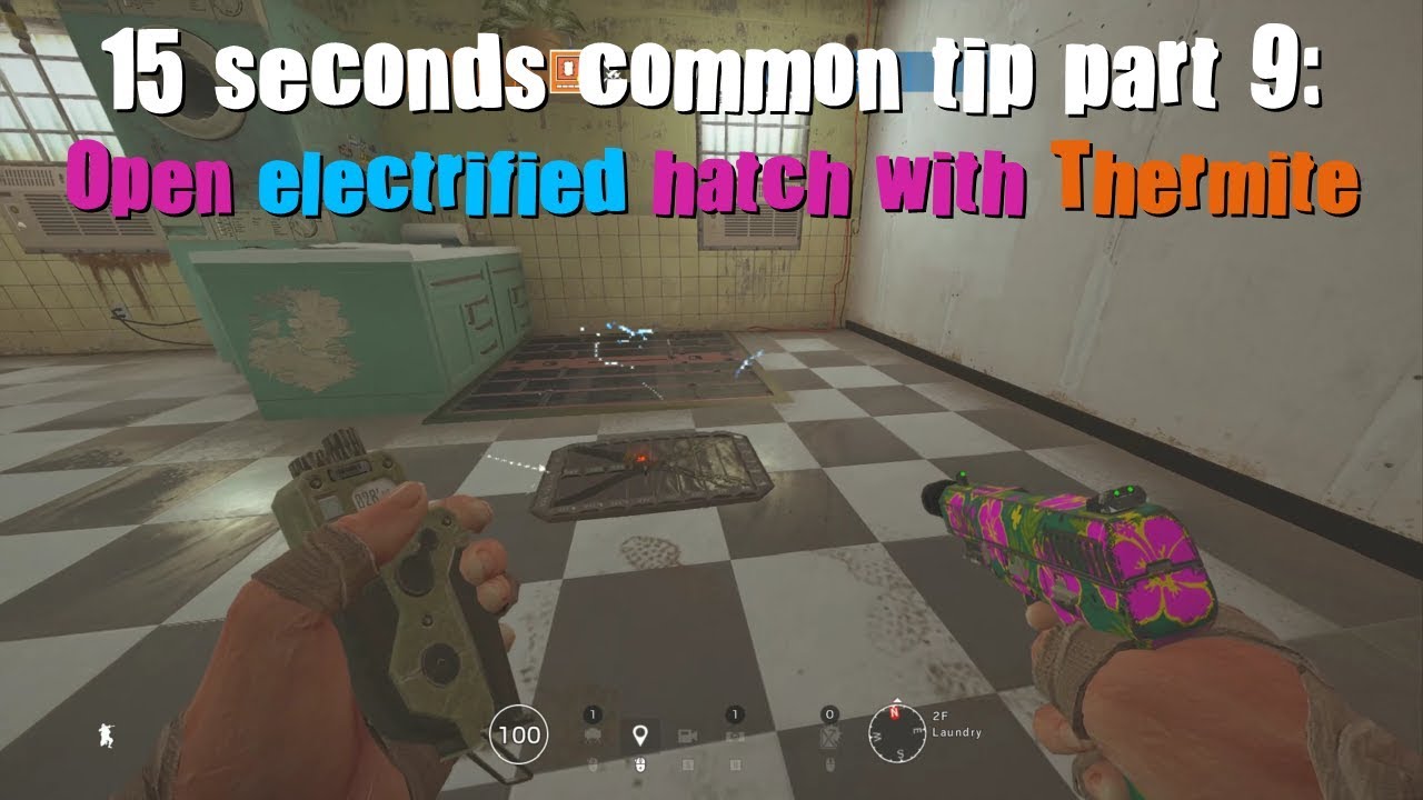 15 seconds common tip part 9: Open electrified hatch with Thermite ...