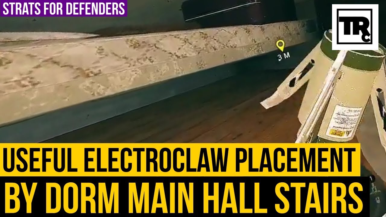 Useful Electroclaw Placement by Dorm Main Hall Stairs | Rainbow Six ...