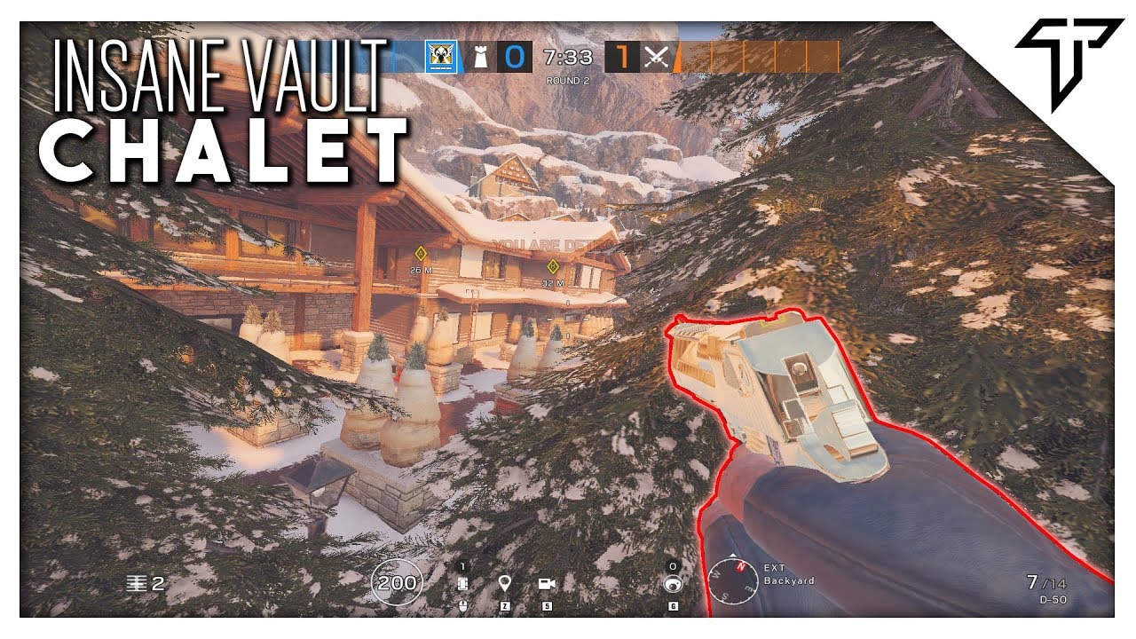 NEW Insane Vault/Angle on Chalet! - Rainbow Six Siege - Siege School