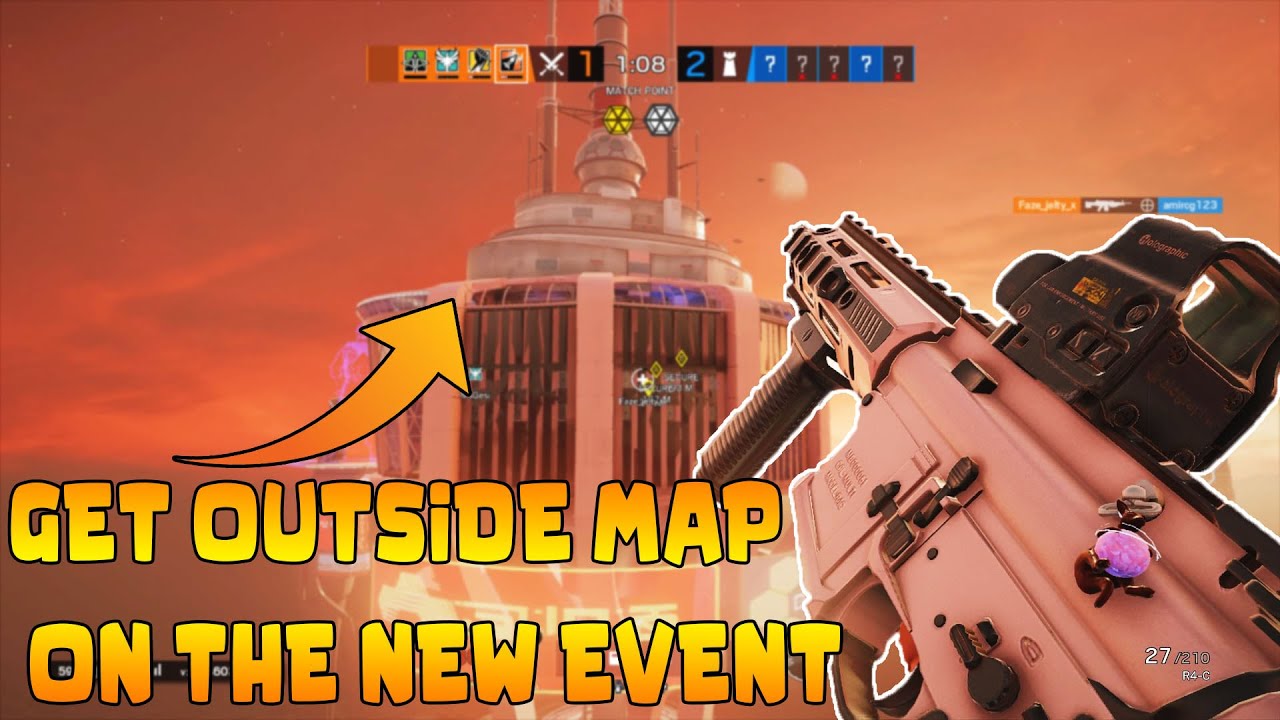 Going OUTSIDE the MAP in the NEW MUTE PROTOCOL EVENT - Siege School