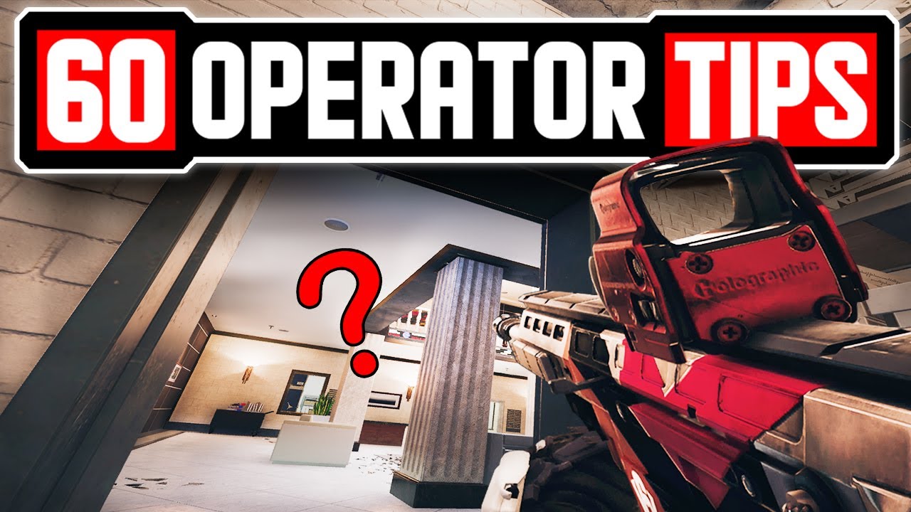 60 OPERATOR TIPS In 8 MINUTES - Rainbow Six Siege - Siege School